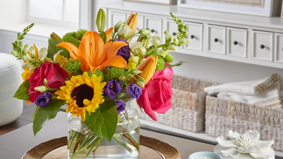 A bouquet of flowers from FTD