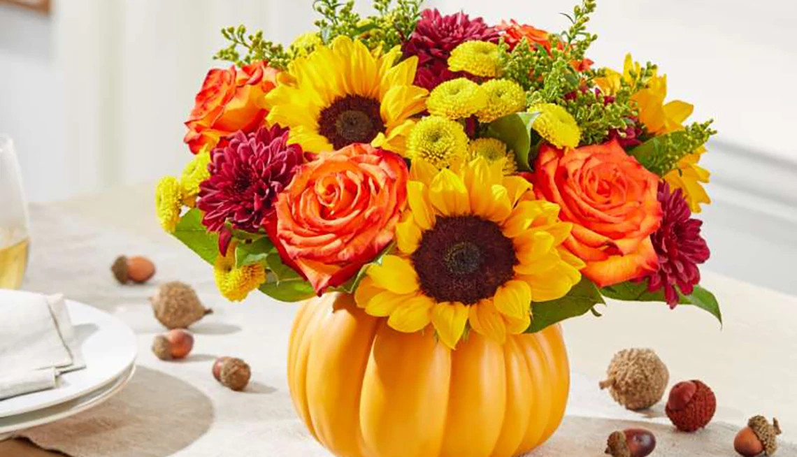 Bouquet of fall flowers