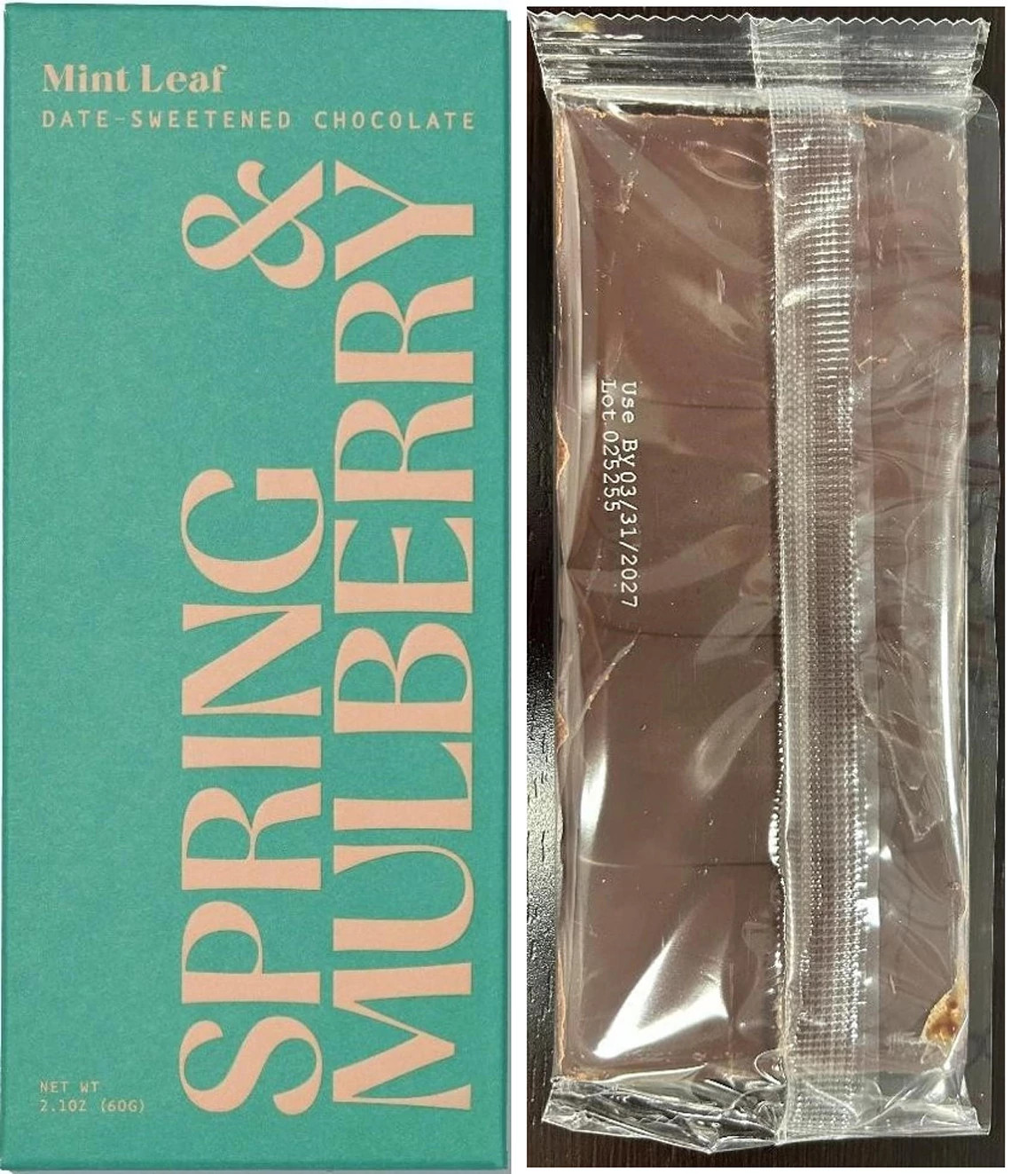 Spring & Mulberry Mint Bar Recalled for Salmonella Risk